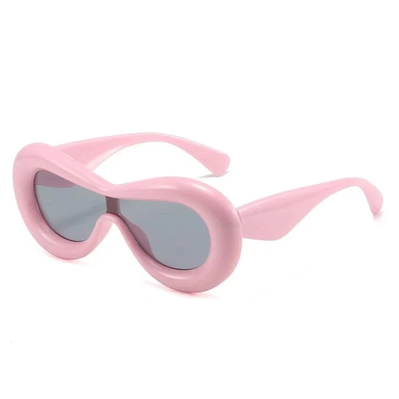 Kay Pink Frame Black Tinted Shades – DéAdore Collections