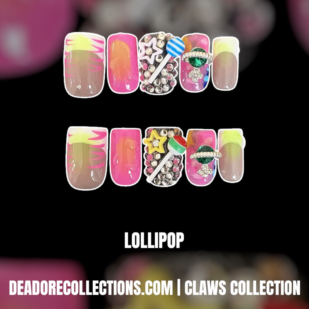 Lollipop Press On Nails – DéAdore Collections